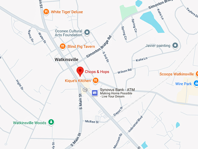 16. chops & hops map