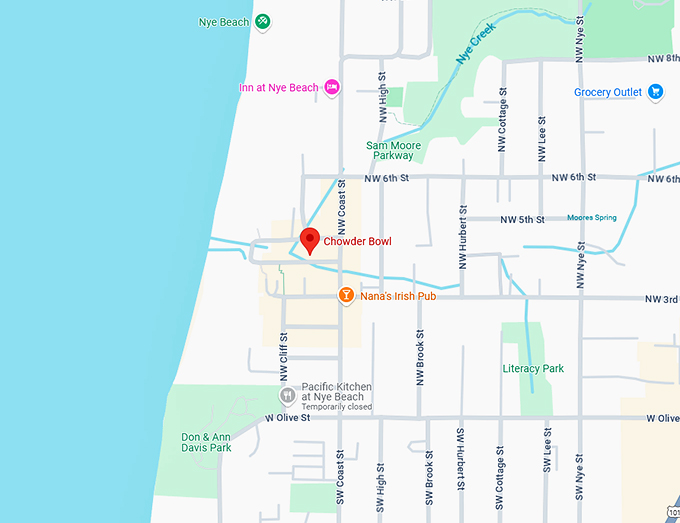 16. chowder bowl map