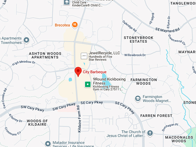 16. city barbeque map