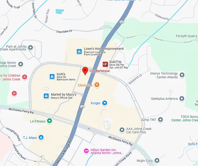 16. city barbeque map