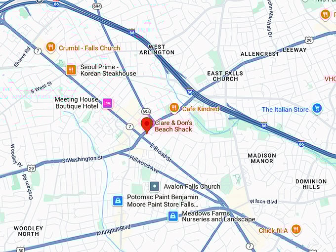 16. clare & don's beach shack map