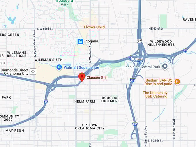 16. classen grill map