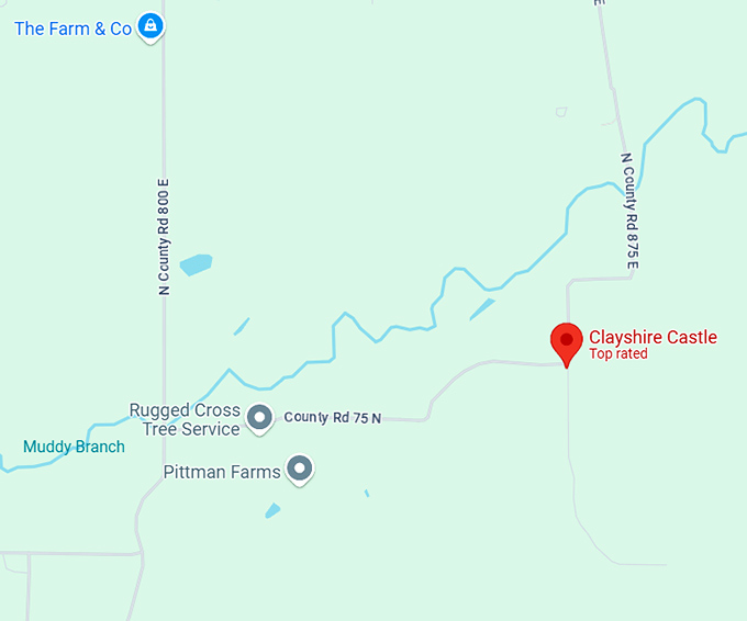 16. clayshire castle map