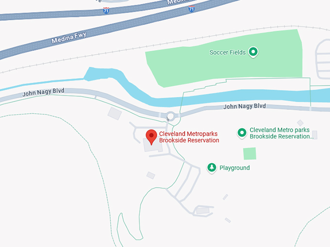 16. cleveland metroparks brookside reservation map