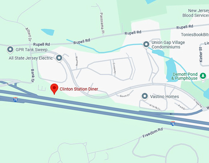 16. clinton station diner map