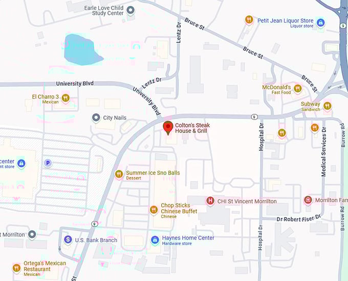 16. colton's steak house & grill map