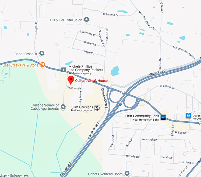 16. colton&rsquo;s steak house map