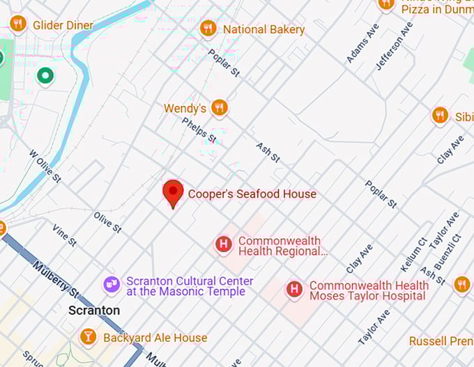 16. cooper's seafood house map