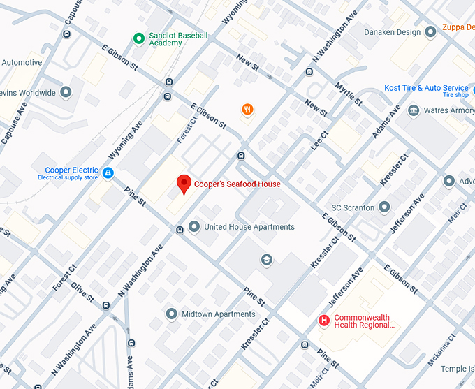 16. cooper's seafood house map