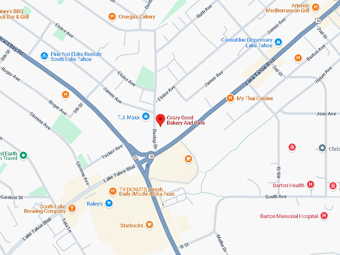 16. crazy good bakery and cafe map