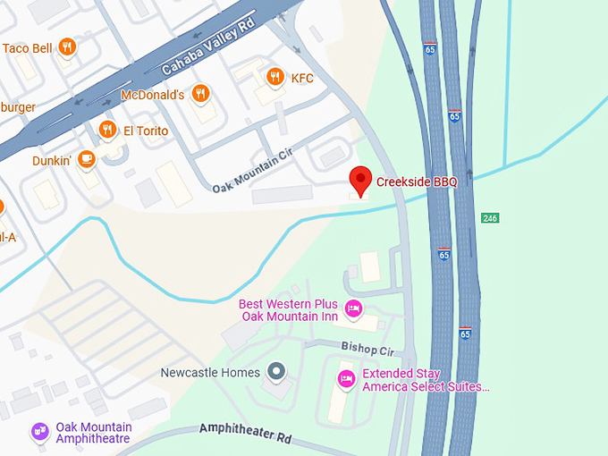 16. creekside bbq map