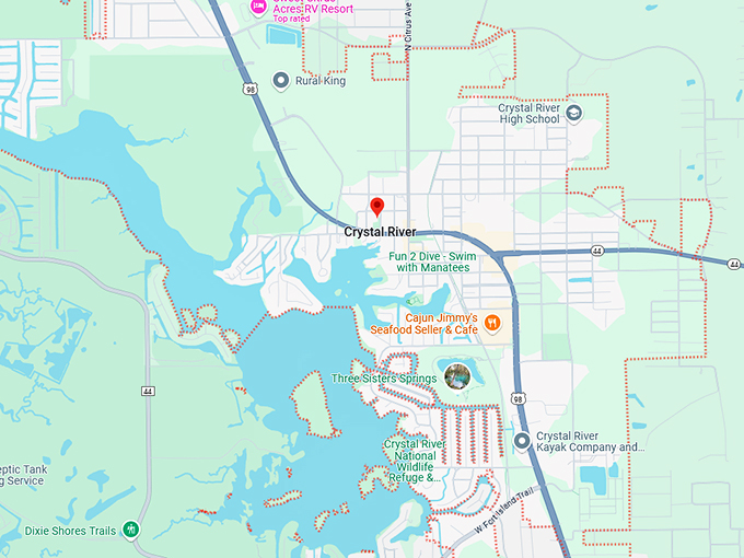 16. crystal river map