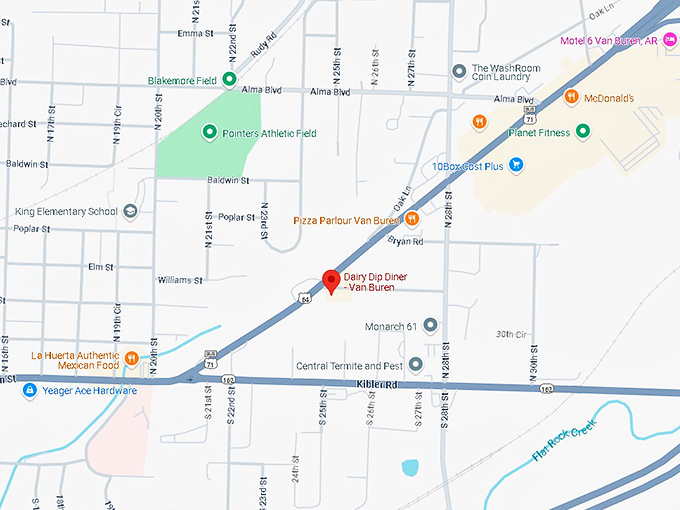 16. dairy dip diner van buren map