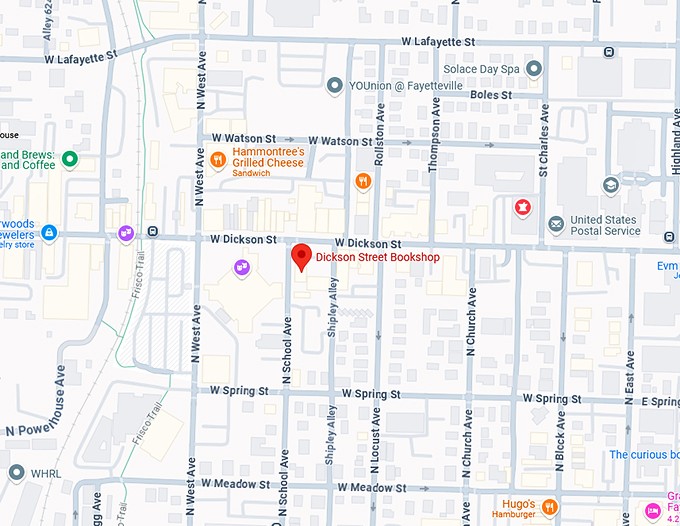 16. dickson street bookshop map