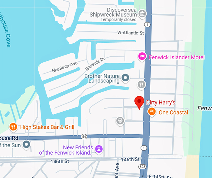 16. dirty harry's map