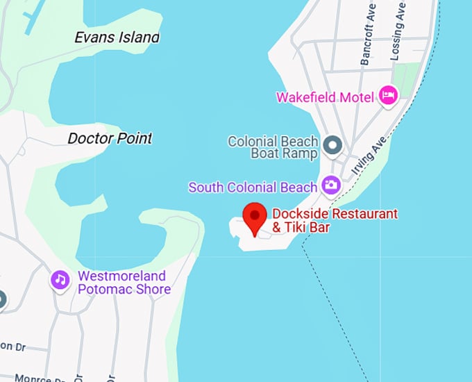 16. dockside restaurant map