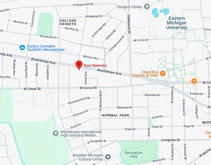 16. dom bakeries map