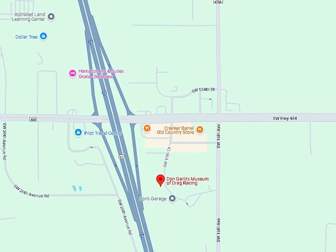 16. don garlits museum of drag racing map