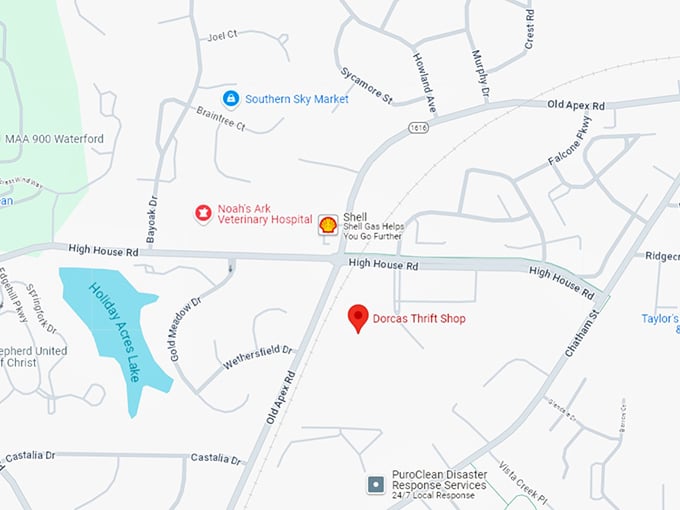 16. dorcas thrift shop map