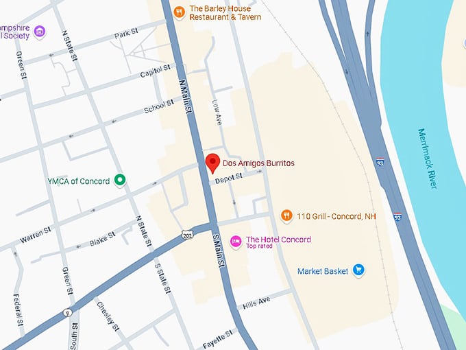 16. dos amigos burritos map