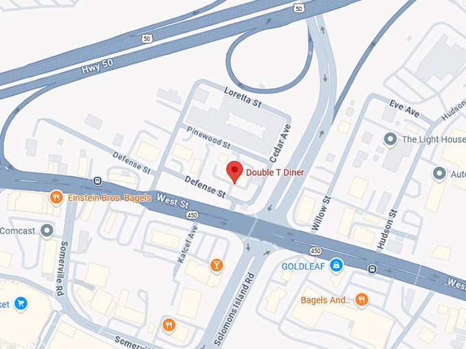 16. double t diner map