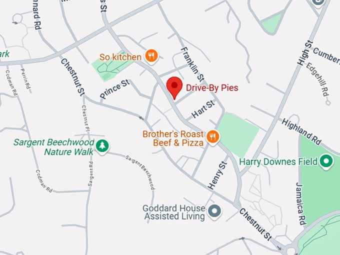 16. drive by pies map