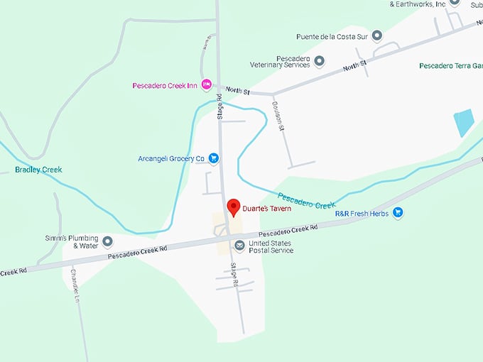 16. duarte's tavern map