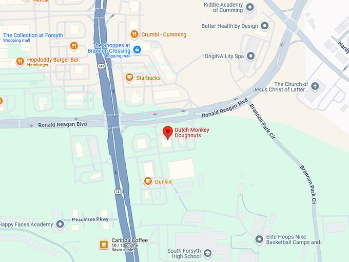 16. dutch monkey doughnuts map