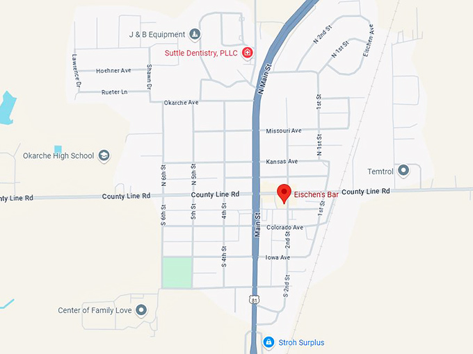 16. eischen's bar map