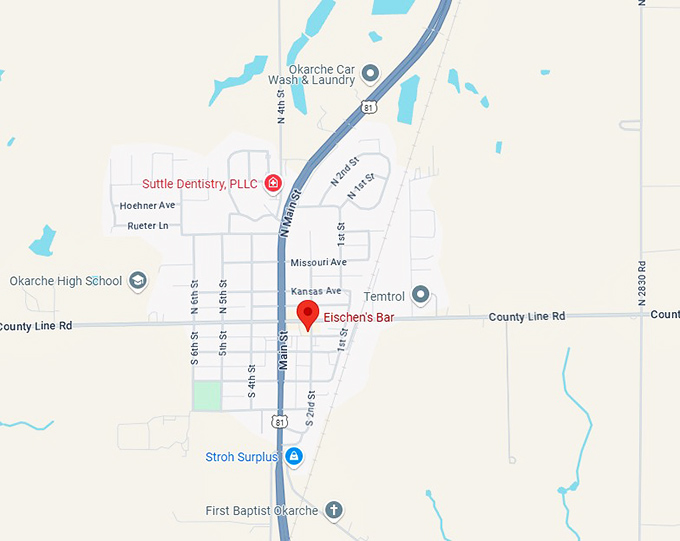 16. eischen's bar map