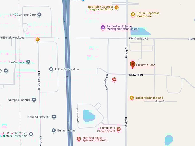 16. el burrito loco map