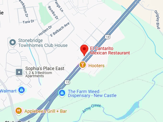 16. el cantarito mexican restaurant map