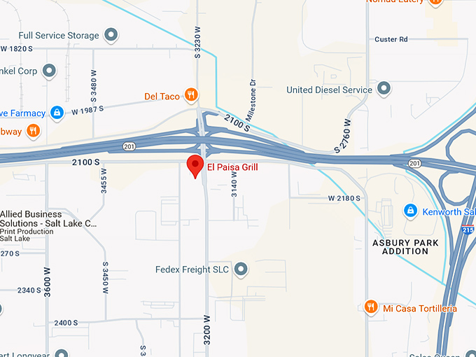 16. el paisa grill map