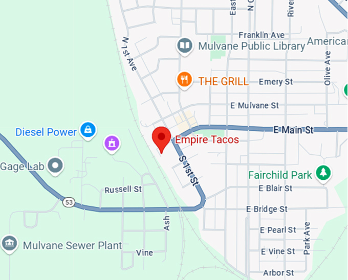 16. empire tacos map