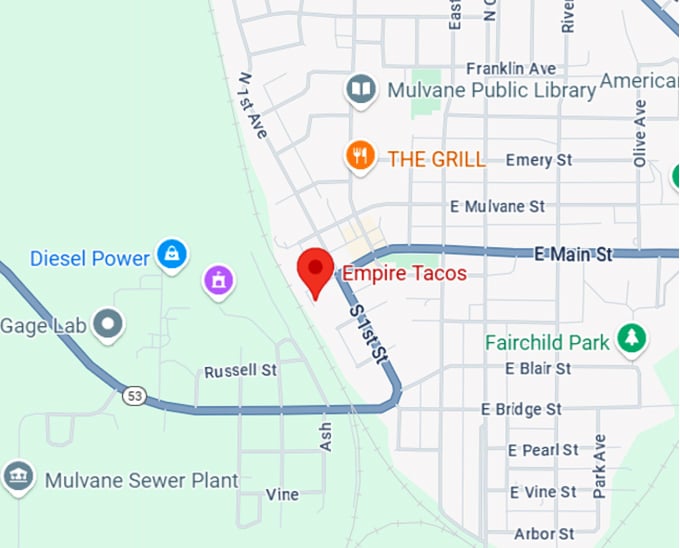 16. empire tacos map