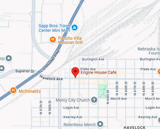 16. engine house cafe map