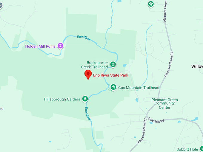 16. eno river state park map