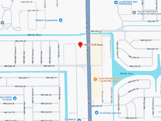 16. family thrift store map