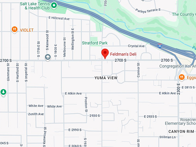 16. feldman's deli map