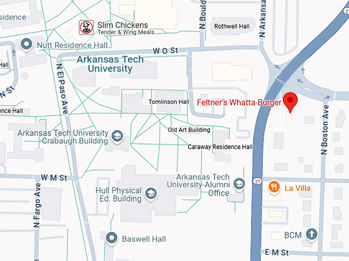 16. feltner's whatta burger map