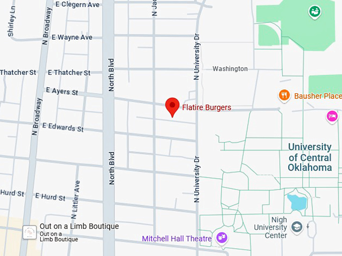 16. flatire burgers map