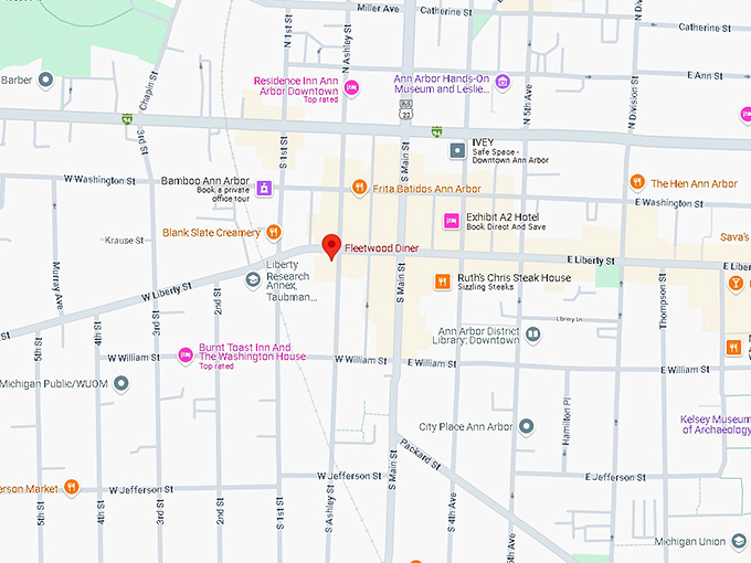 16. fleetwood diner map