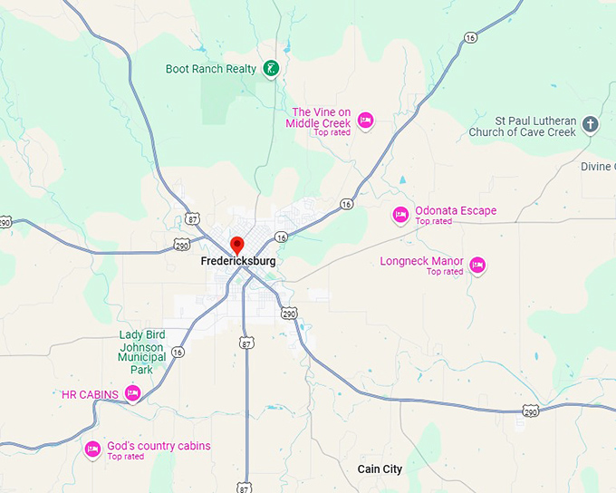 16. fredericksburg map