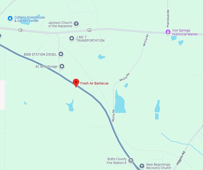 16. fresh air barbecue map