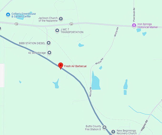 16. fresh air barbecue map