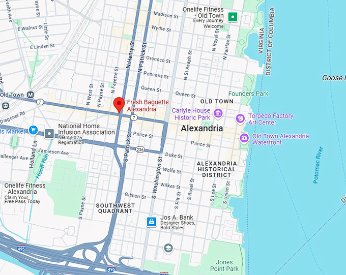 16. fresh baguette alexandria map