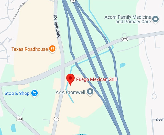 16. fuego mexican grill map