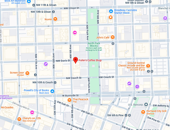 16. fuller's coffee shop map