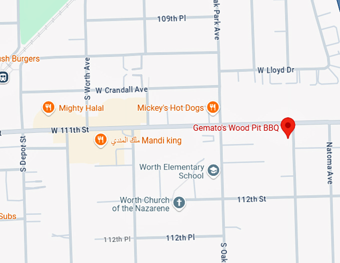 16. gemato's wood pit bbq map