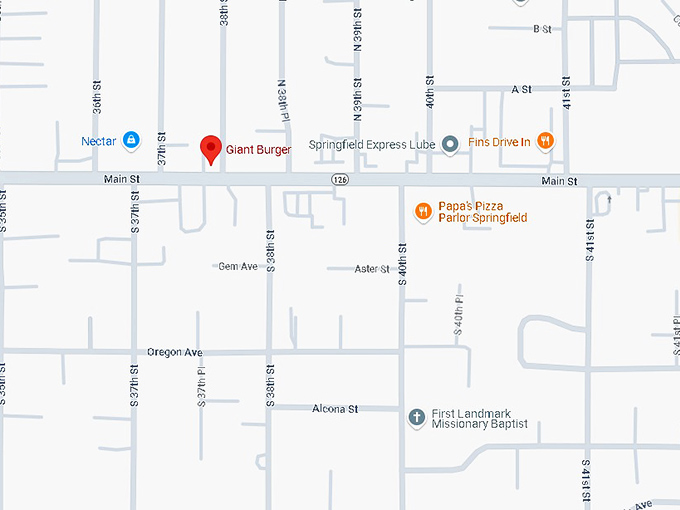 16. giant burger map